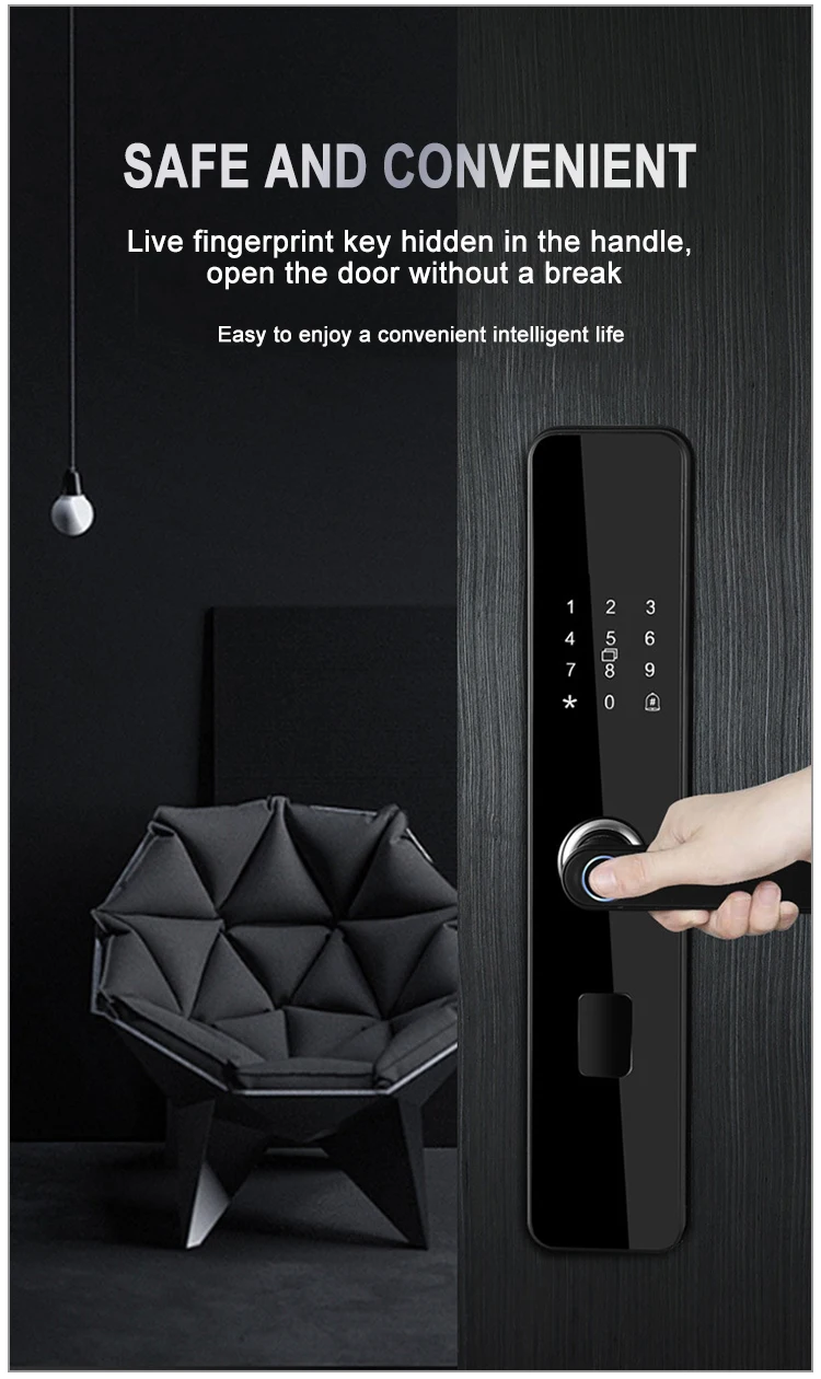 Manufacturer Tuya App Wifi Fingerprint Smart Card Safe Epic Password ...