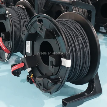 Robust Pc Fiber Optic Cable Reels With Winder 380mm Empty Cable Drums ...