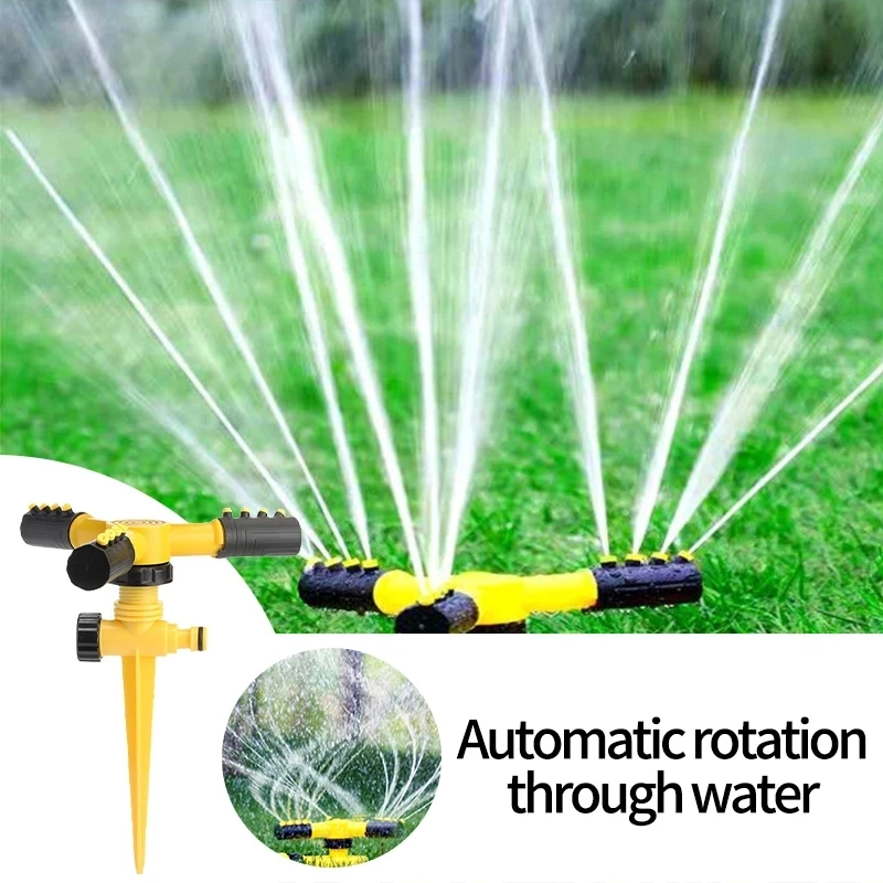 360 Rotation Auto Irrigation System Garden Lawn Sprinkler Patio Save ...