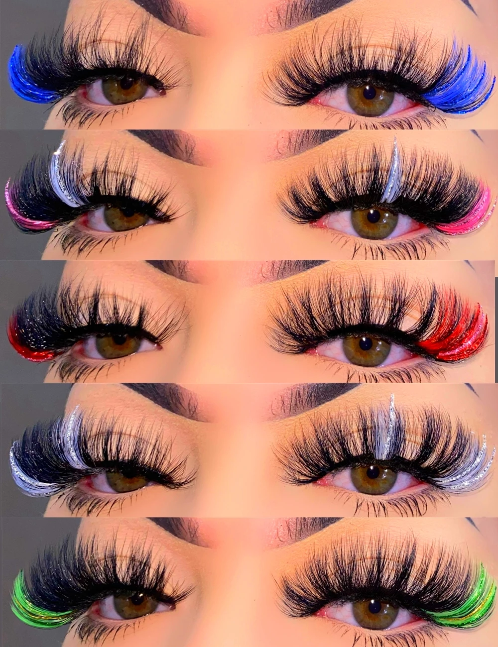 Wholesale 3D Natural Eyelashes Faux Mink Lashes 15mm 20mm