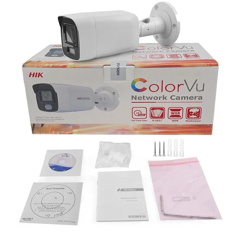 HIK Poe Night Vision Camera - 4MP 8MP Colorvu Surveillance