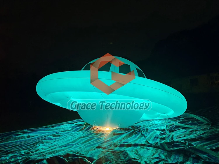 Transparent Inflatable UFO Balloon Decoration - UFO Spaceship Model for ...