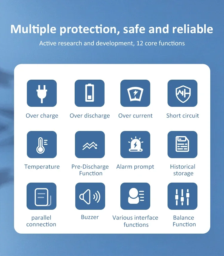 4s Bms Lifepo4 100a Lfp Battery Management System With Communication ...
