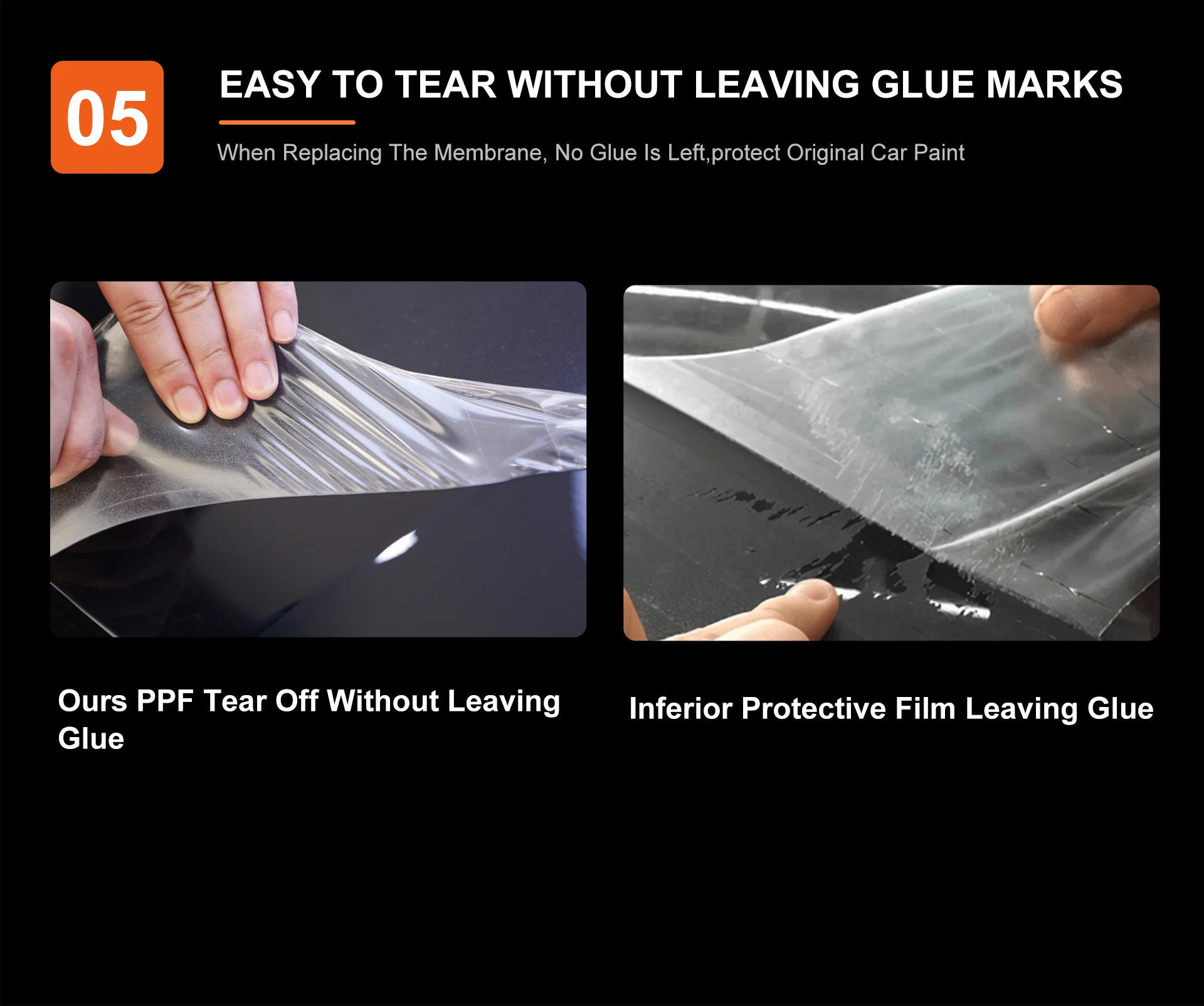 Auto Accessories PPF TPU Self Healing High Gloss Car Body Film Anti ...