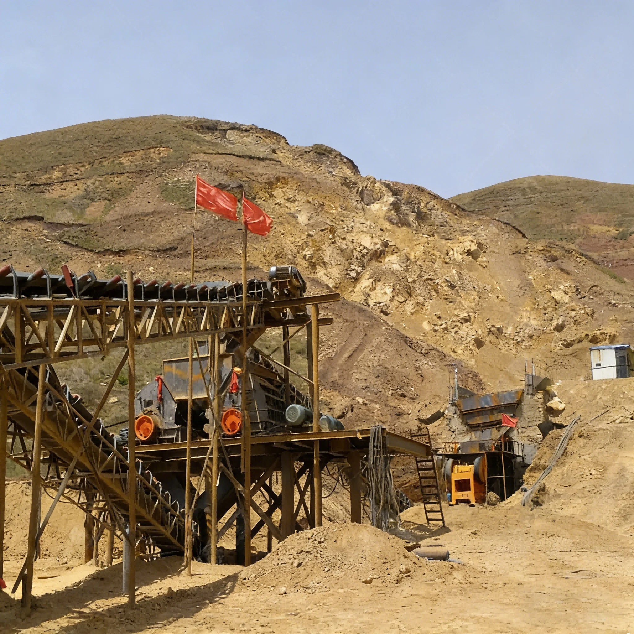 500 TPH Manufactured Sand Line Primary Crusher Coarse Crushing Hammer ...