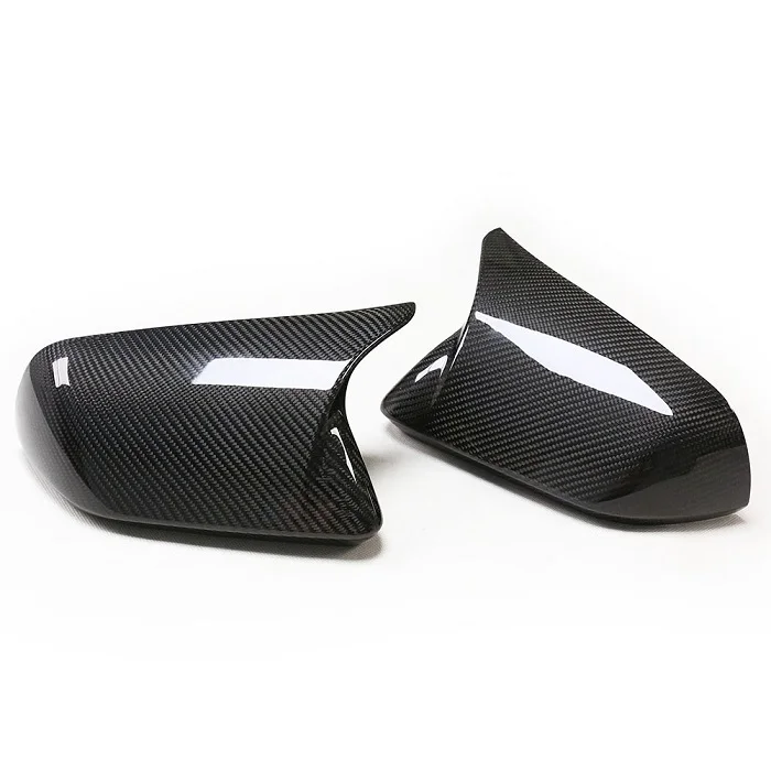 M-style Mirror Covers For Ford Mustang 2015-2020 Dry Carbon Fiber Side ...