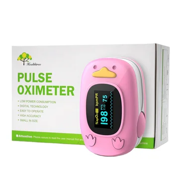 Portable Fingertip Pulse Oxy Meter Children Digital Finger Pulse Ox ...