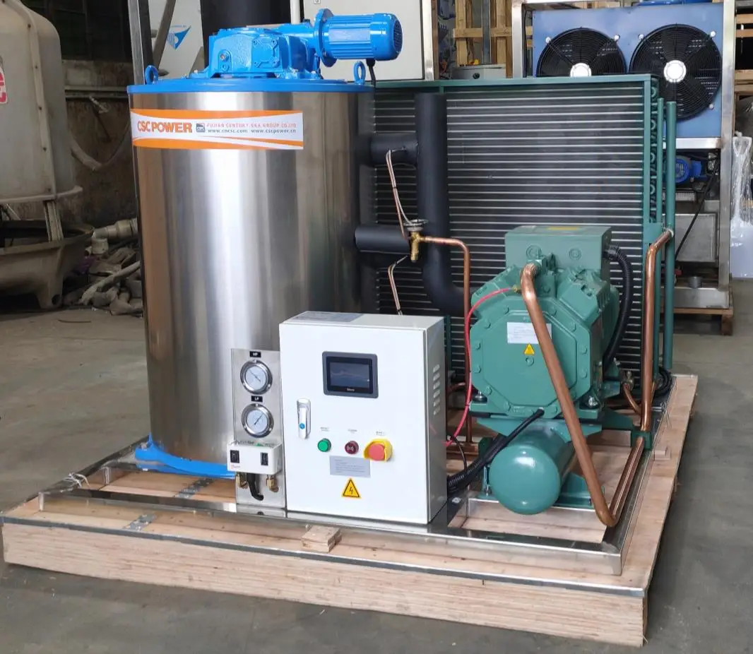 Industrial 3000kg Flake Ice Machine 3 Ton/24h Flake Ice Maker - Buy ...