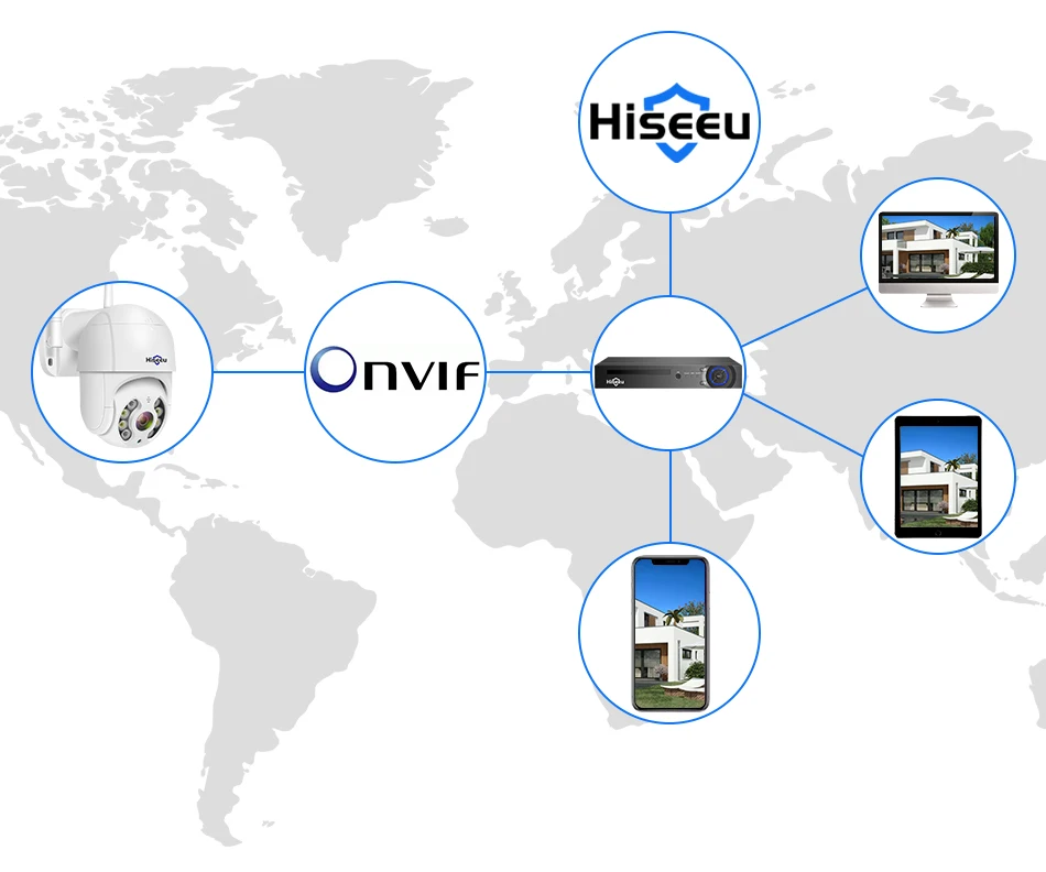 Hisense IP66 PTZ Dome Wireless Wifi CCTV Security Camera