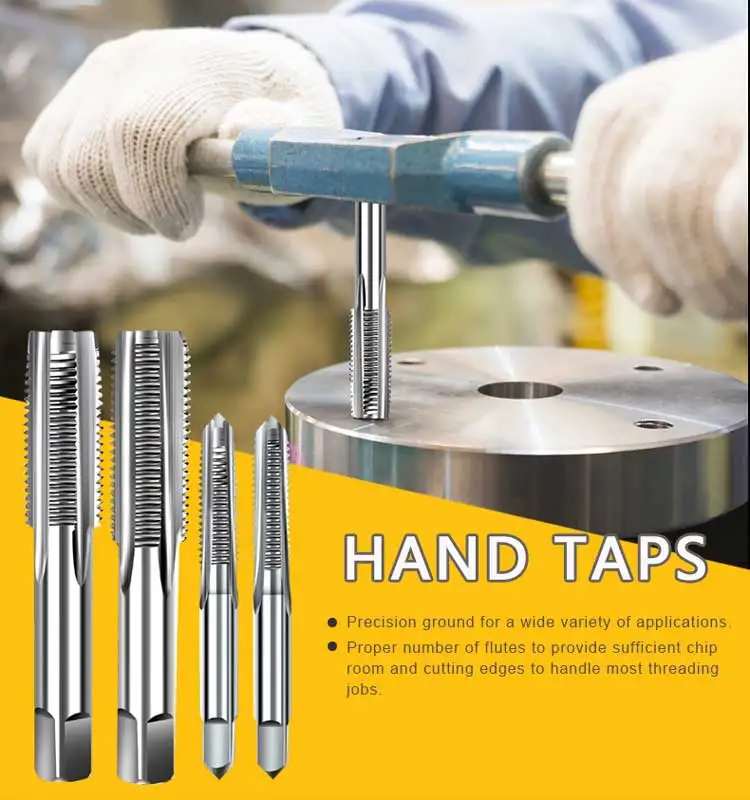 HSS M2 M35 Threading Tool - Precision Taps for All Materials