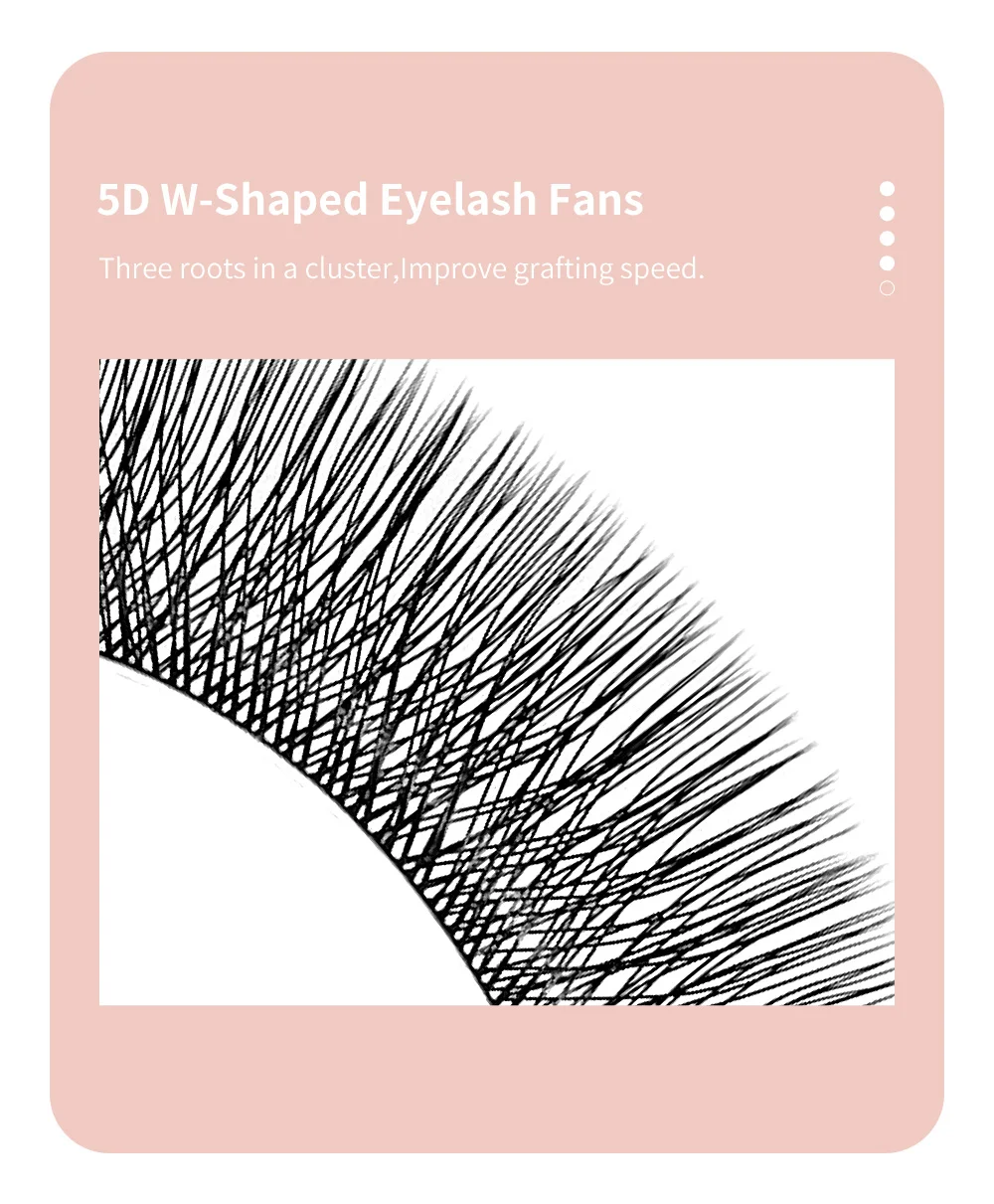 DIYDAY 5D W Mink Natural Eyelashes - Professional Extensions