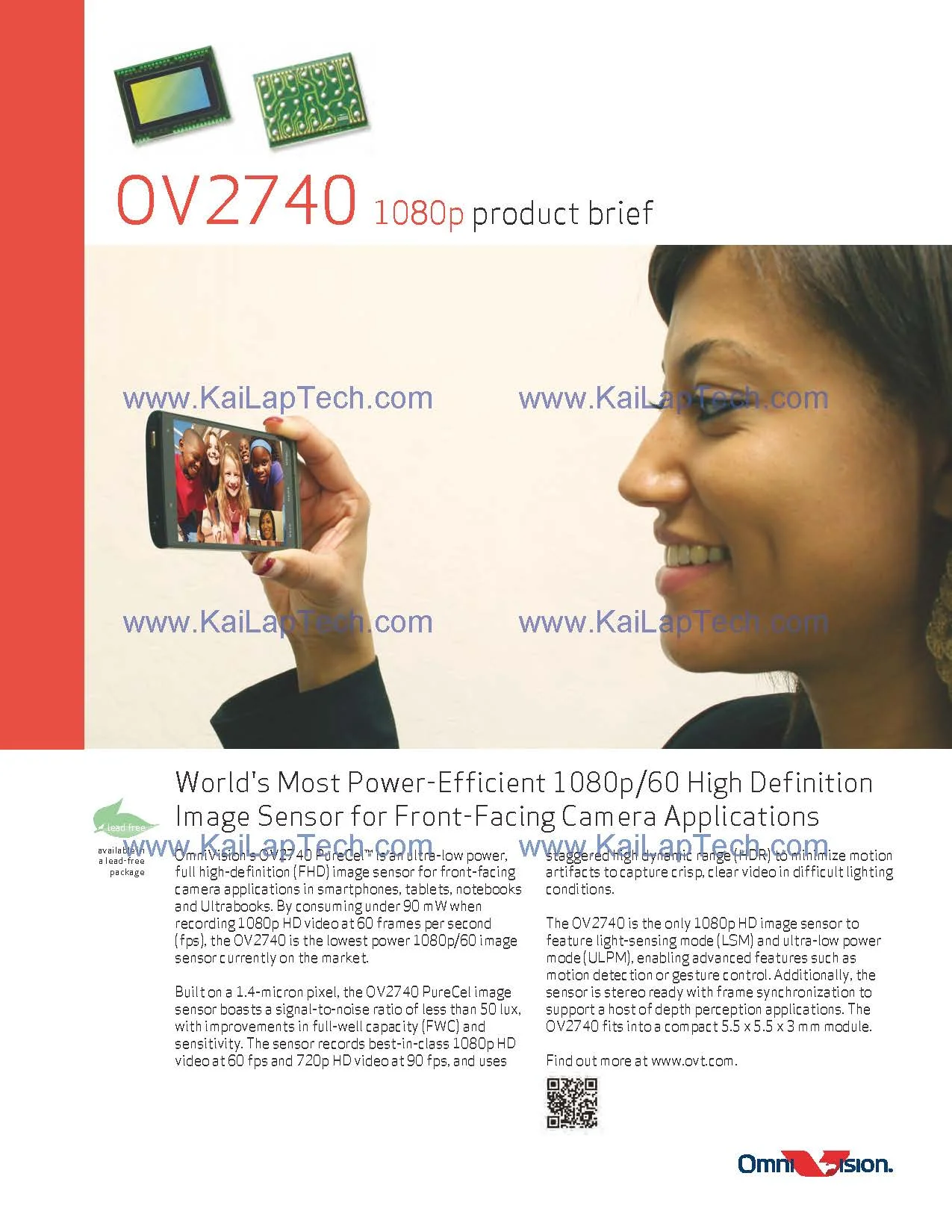 2mp Ov2740 Mipi 인터페이스 M12 고정 초점 카메라 모듈 Klt-c8mf-ov2740 V1.0 - Buy 2mp ...