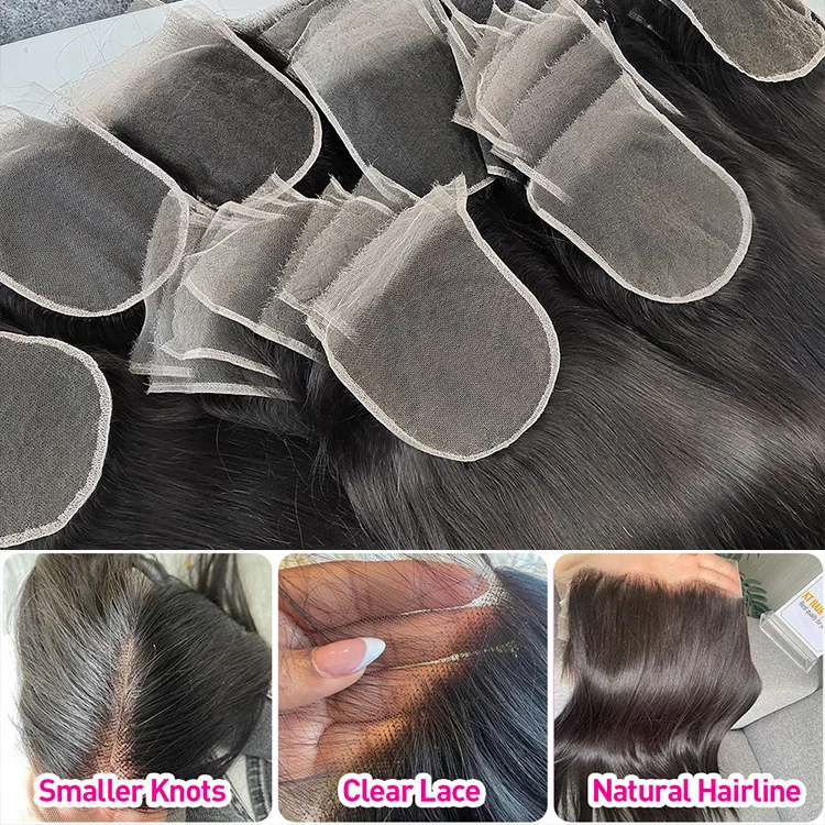 Hd Lace Closure 5x5 Human Hair Hd Lace Frontal Closure Brazilian Raw ...