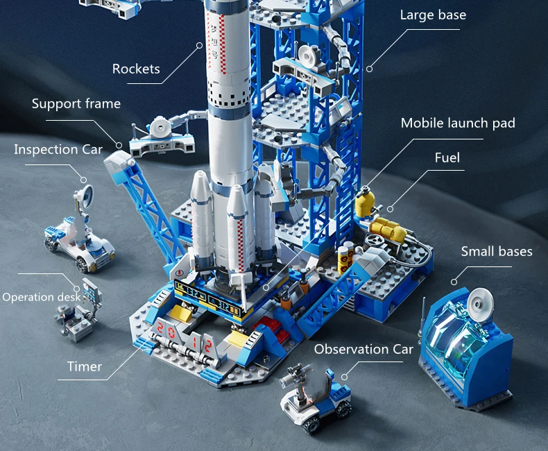 Hot Selling Educational Aerospace Shuttle Rocket Diy Construction ...