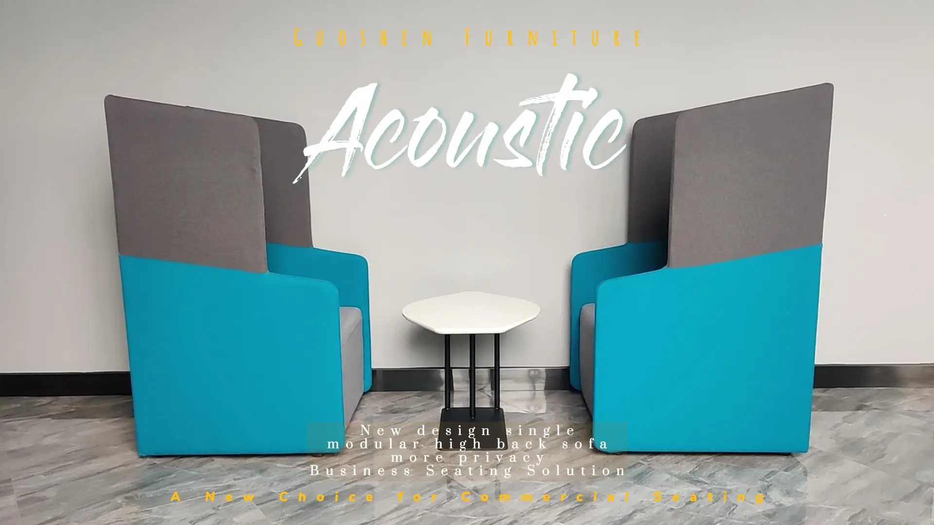 Original Design Single Seat High-back Privacy Soundproof Office Pod ...