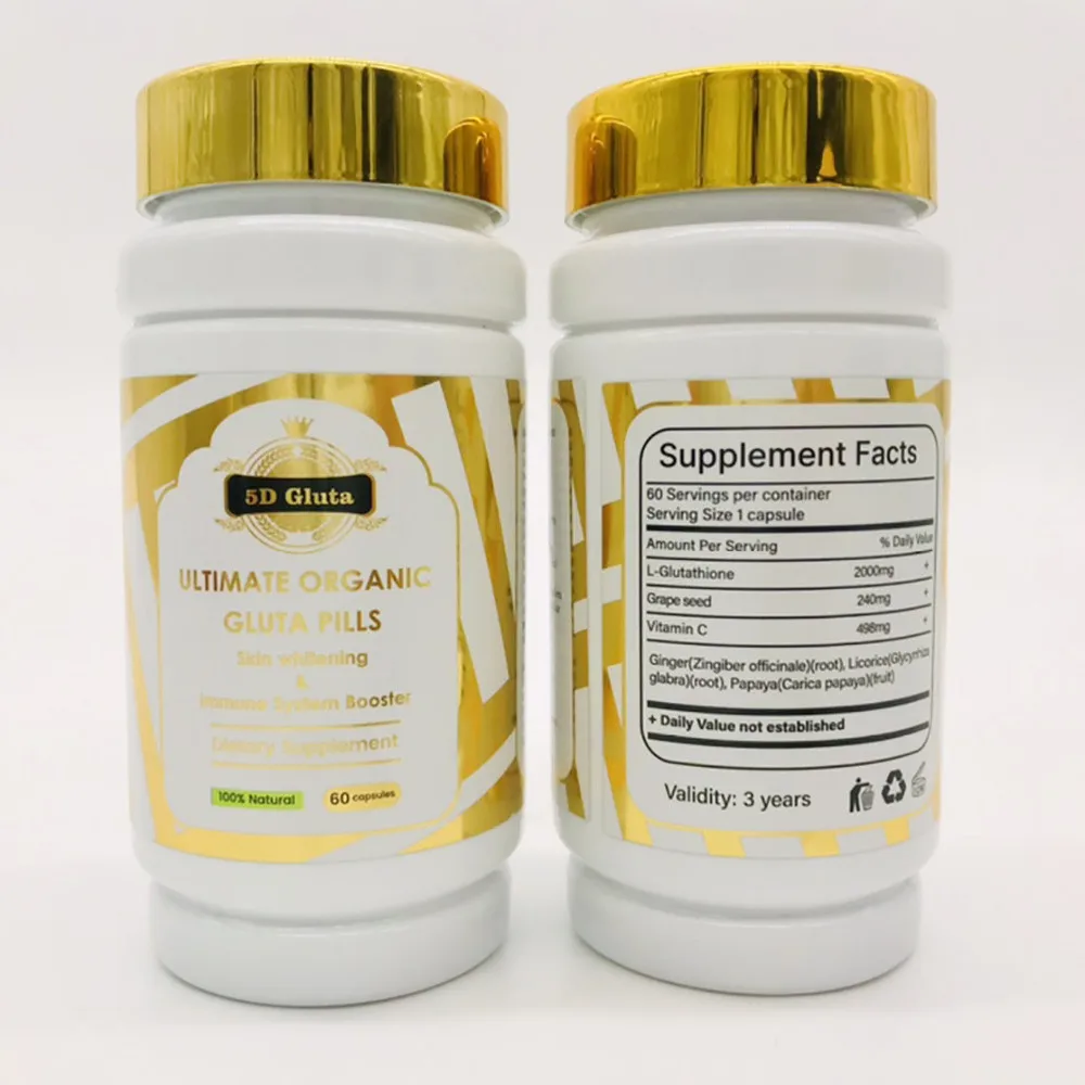5D Gluta Ultimate Organic Gluta Vitamin C Collagen Pills
