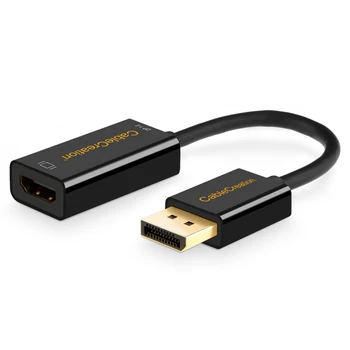 Cablecreation Displayport Dp1.2 Male To Hdmi Female Active Adapter ...