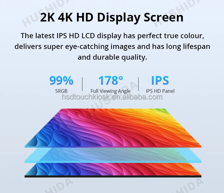 Capacitive Curved Touch Screen Game Display - 32 43 49 55 Inch