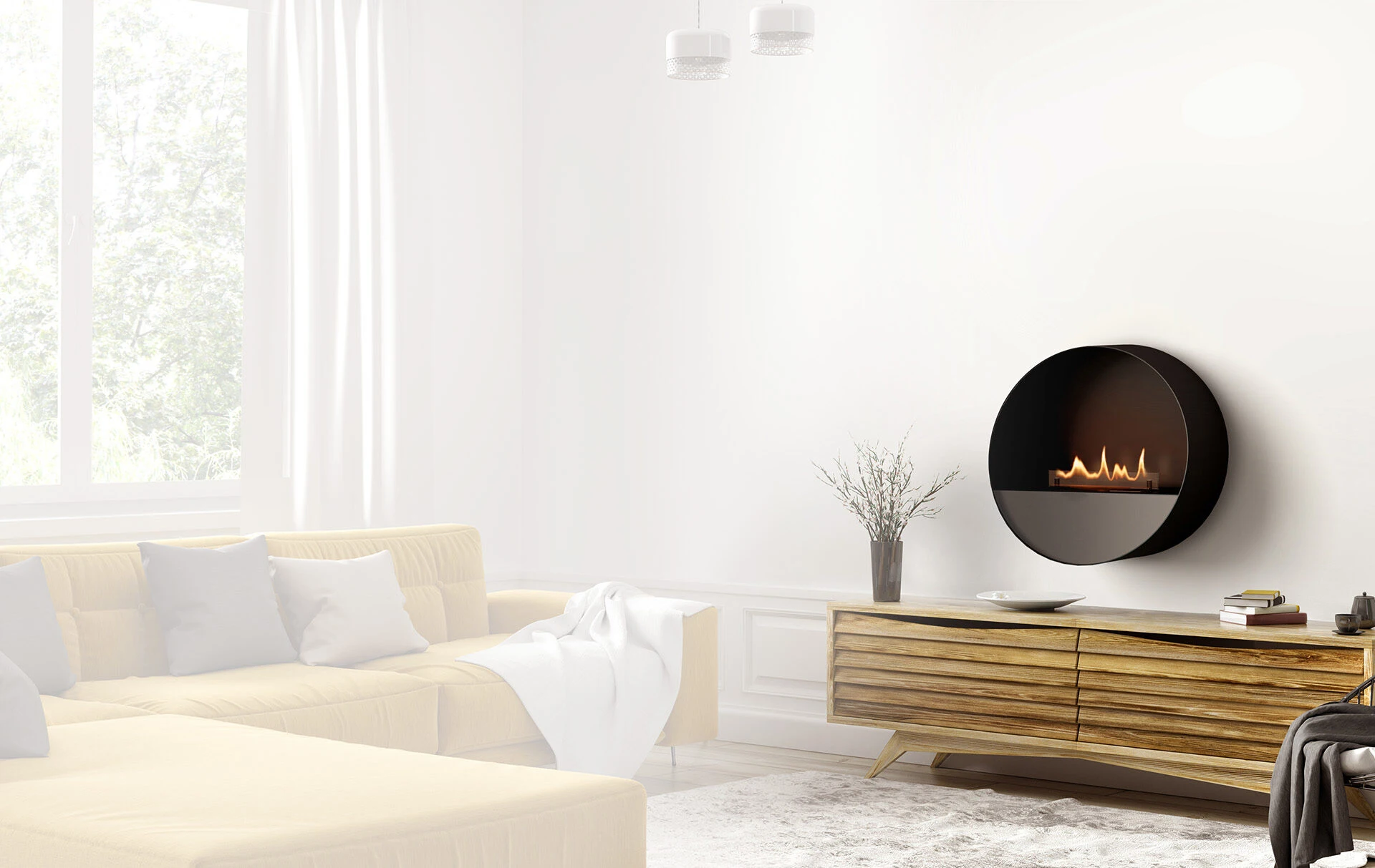 Indoor Heater Freestanding Bio Ethanol Stove Ethanol Alcohol Burner ...