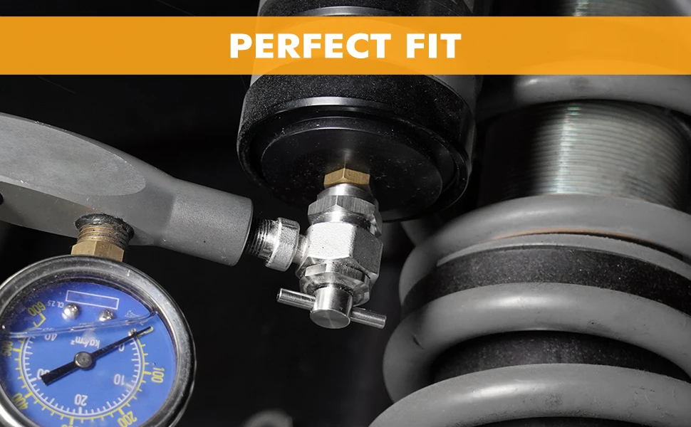 Nicecnc 5000 PSI No Loss Air Chuck for Nitrogen Shock Valve