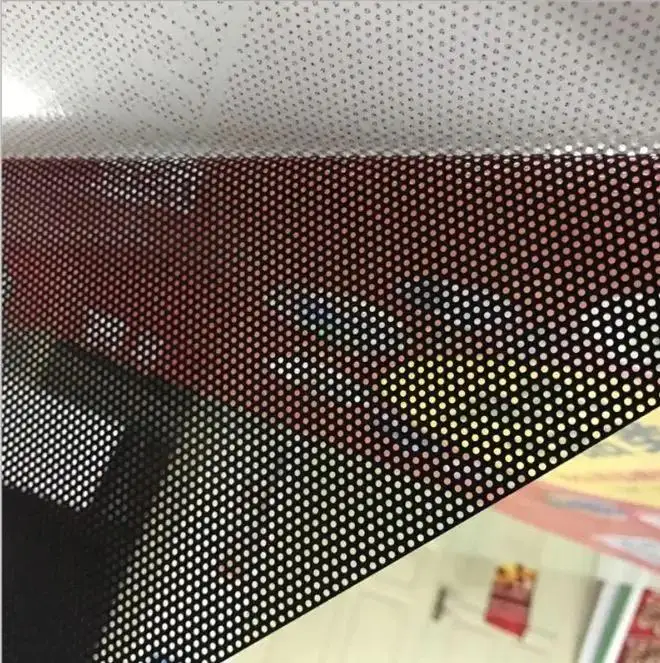Good Quality One Way Vision Perforated Vinyl Sticker Glass Window ...
