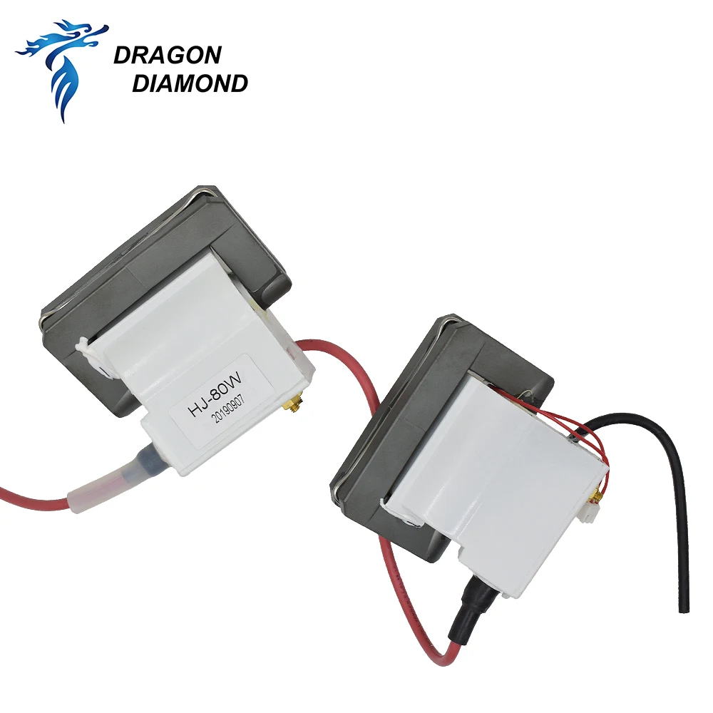 80W High Voltage Flyback Transformer Laser Engraver for Co2 Laser Power ...