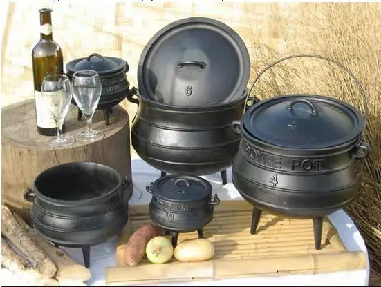 Wholesale Three Legged Cast Iron Pot 3 Legs Classic Style Bbq Cast Iron ...