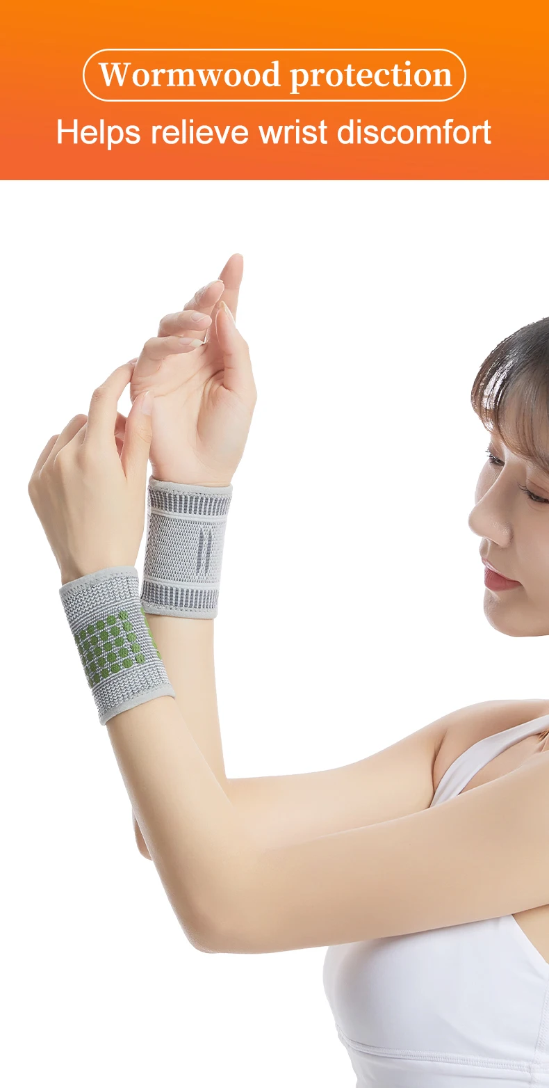6070#Graphene Self Heating Wrist Brace Thin Breathable Tenosynovitis ...