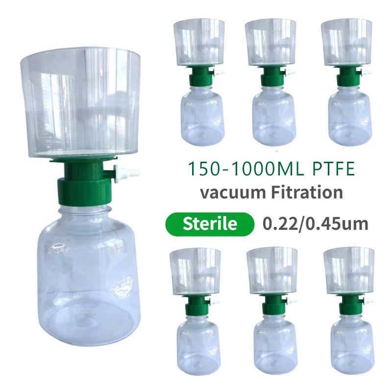 1000ml Disposable PES Nylon Plastic Vacuum Filter Unit