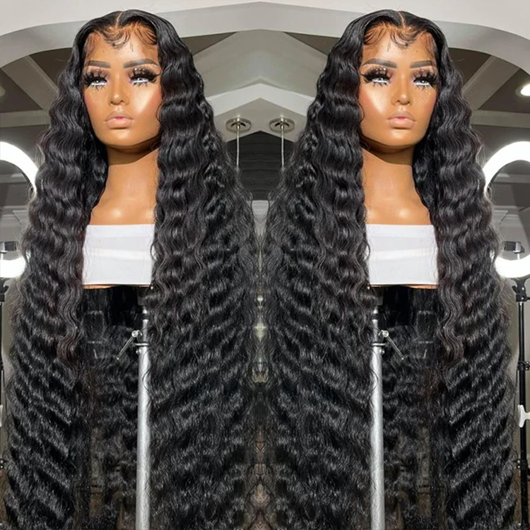 Shop Our Collection of 100% Human Hair Wigs with HD Deep Wave Lace Frontals