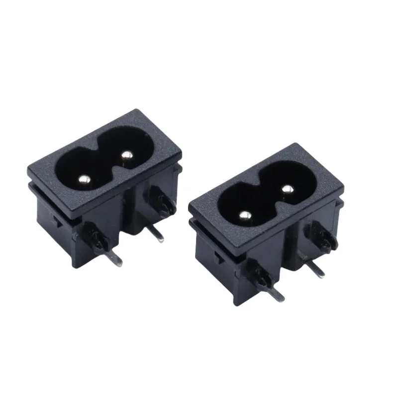 Iec 60320 C8 Power Ac Inlet Two Pin Socket plug Connector C8 Ac Power ...
