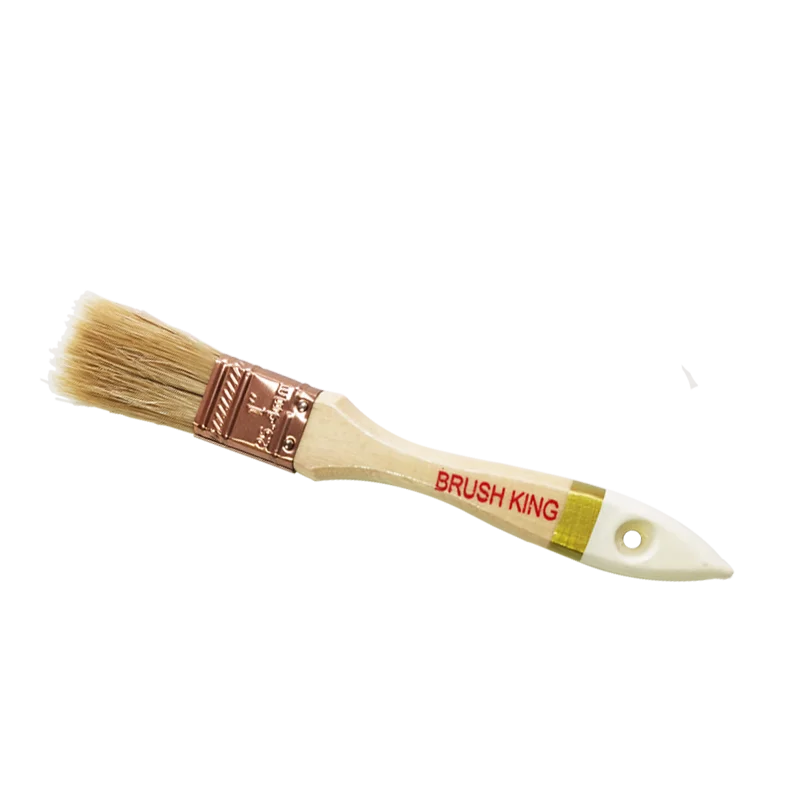 1 Inch 25mm Wood Handle White Bristle Paint Brush Hot Sale Brush King ...