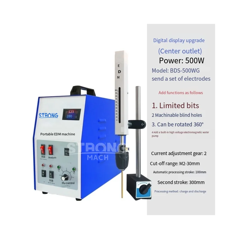 Bds-500w Portable Mini Edm Drilling Machine For Drilling And Removing ...