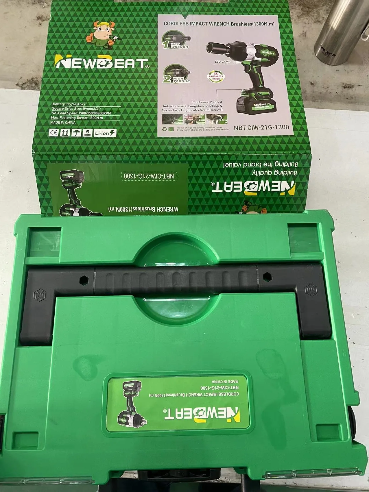 Newbeat Oem Factory Price Battery Power Wrenches 3/4 1300n.m Cordless ...