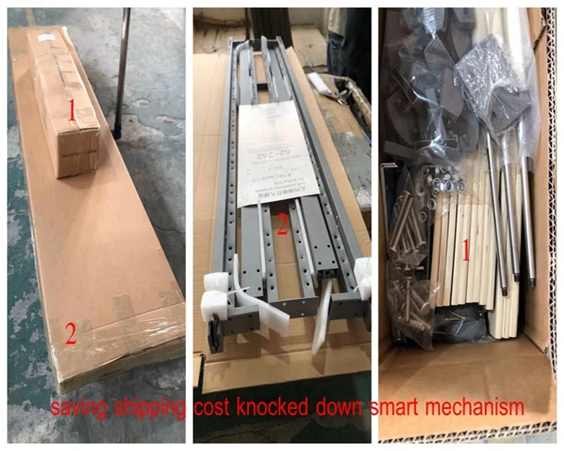 Rotating Wall Bed With Mounting Table Easy Smart Pulling Design Multi ...