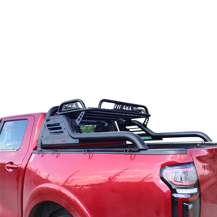 Universal 4x4 Barra Antivuelco Black Steel Anti Pick up Truck Roll bar ...