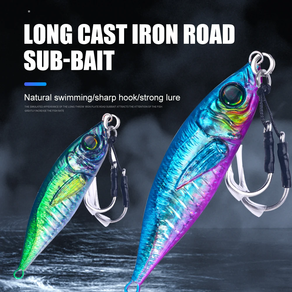 7g~200g 8colors 3d Printed Lure Trout Lead Bait Long Throwing Lure ...