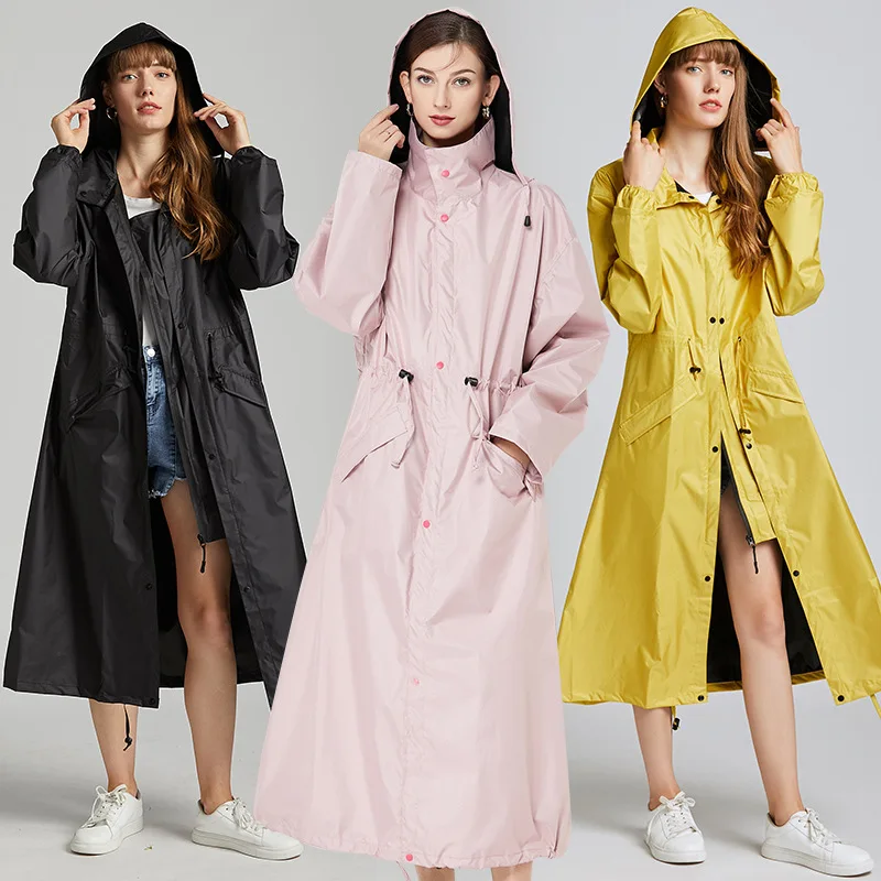Wholesale Fashionable Windbreaker Coverall Raincoat One Piece Long ...
