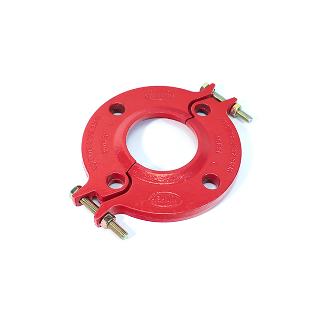 WFHSH Flange Fitting Grooved Pipe Joint Fire Fighting System Split ...