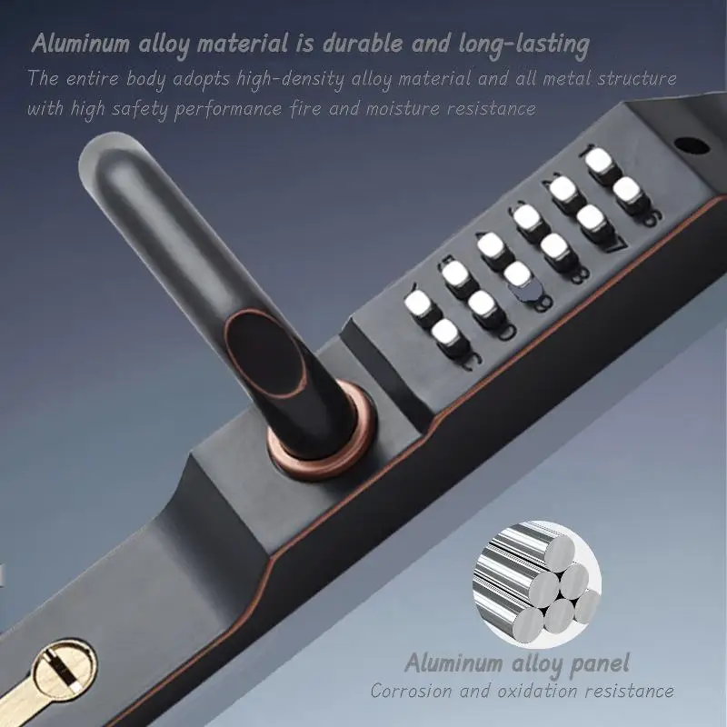 Garden Waterproof Password Mechanical Password Courtyard Gate Double ...