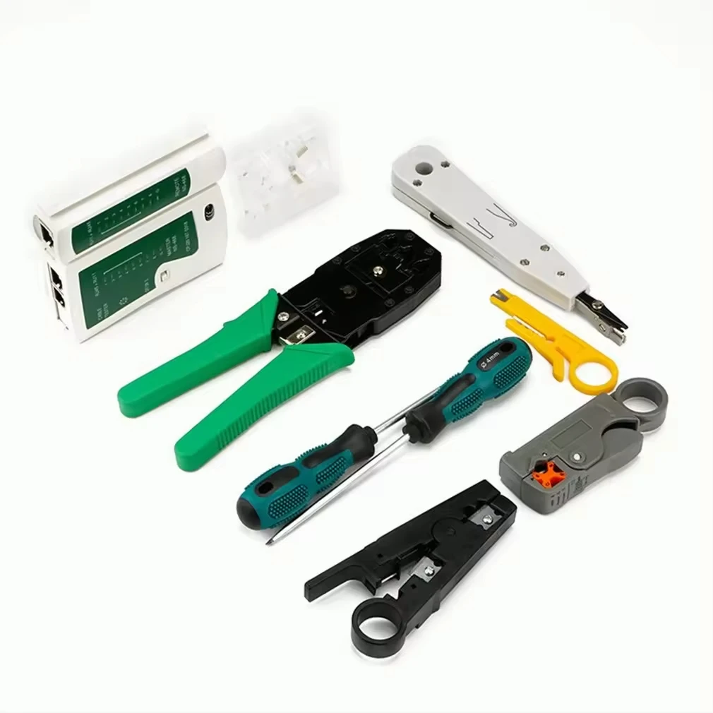 11 Pcs Network Cable Toolkit - Efficient FTTH Solutions