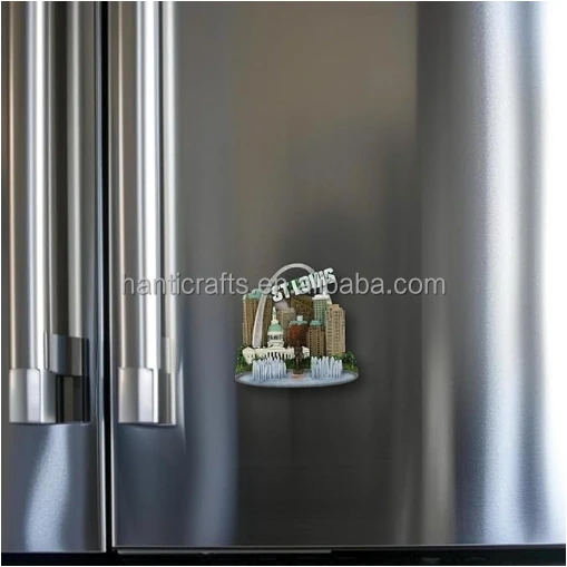 Resin 3d St. Louis Refrigerator Magnet Souvenir - Buy Resin St. Louis ...