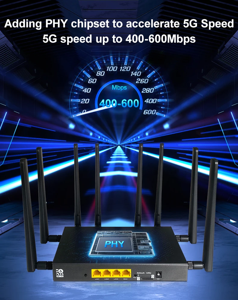 Unlocked 3000Mbps MTK7981 Gigabit OpenWRT Industrial Wifi Router Dual ...