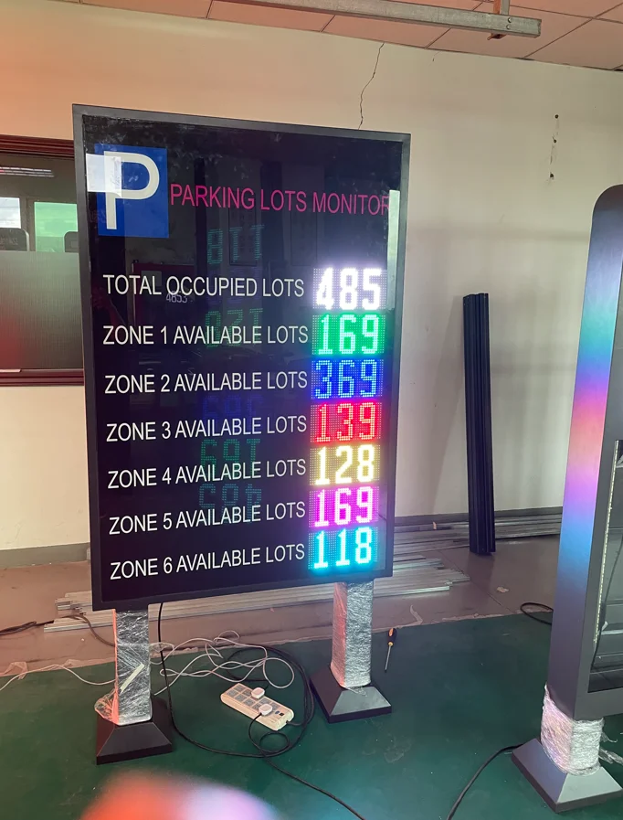 Rs485 Two Direction Available Parking Spot Led Display For Pgs Parking ...