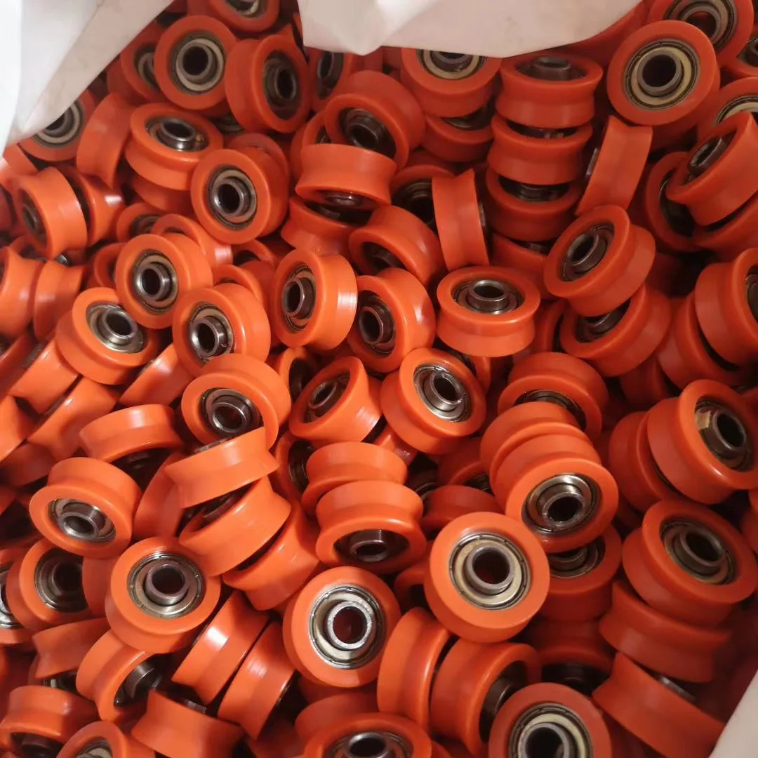 Hot Sale Plastic V U Groove Track Rollers Wheel Sliding Window Roller ...