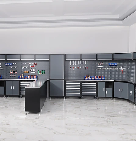 Garage Workstation Modular Workbench Tool Cabinet Workshop Cabinet ...