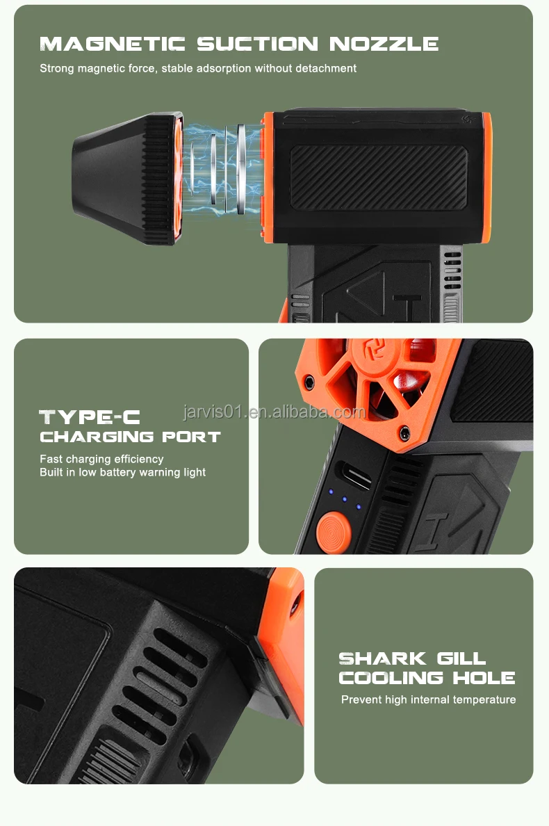 Small Blower Mini Jet Turbo Fan Jet Fan Mini Compressed Air Duster ...