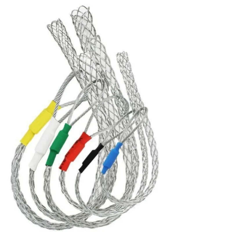 6-9mm Galvanized Steel Cable Puller Wire Rope Mesh Pulling Grips ...