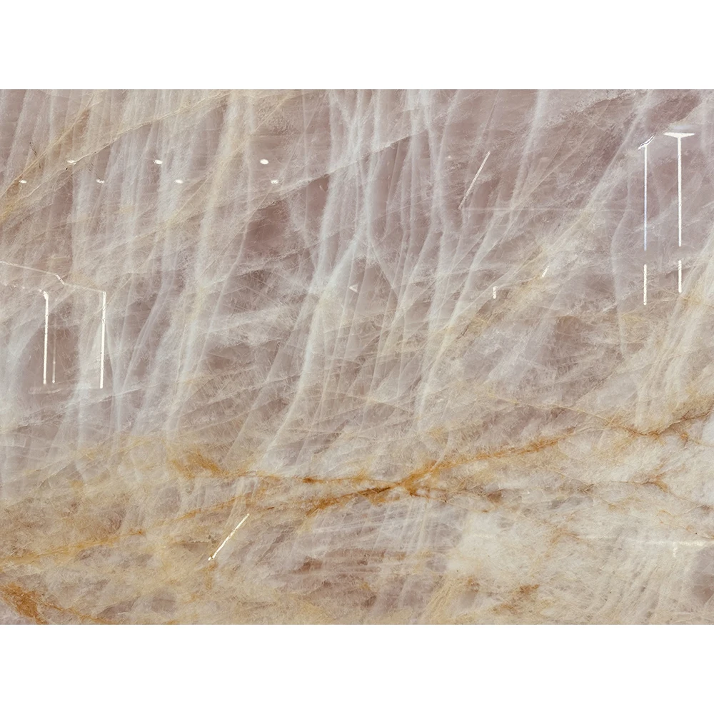 Translucent Backlit Natural Cristallo Pink Quartzite Stone Led Backlit ...