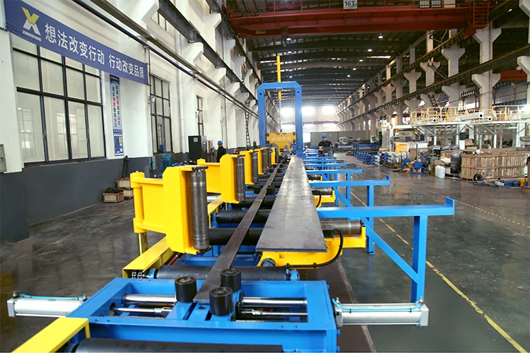 Heavy Shipbuilding Industrial T Beam Welding Line T-Beam Assembling and ...